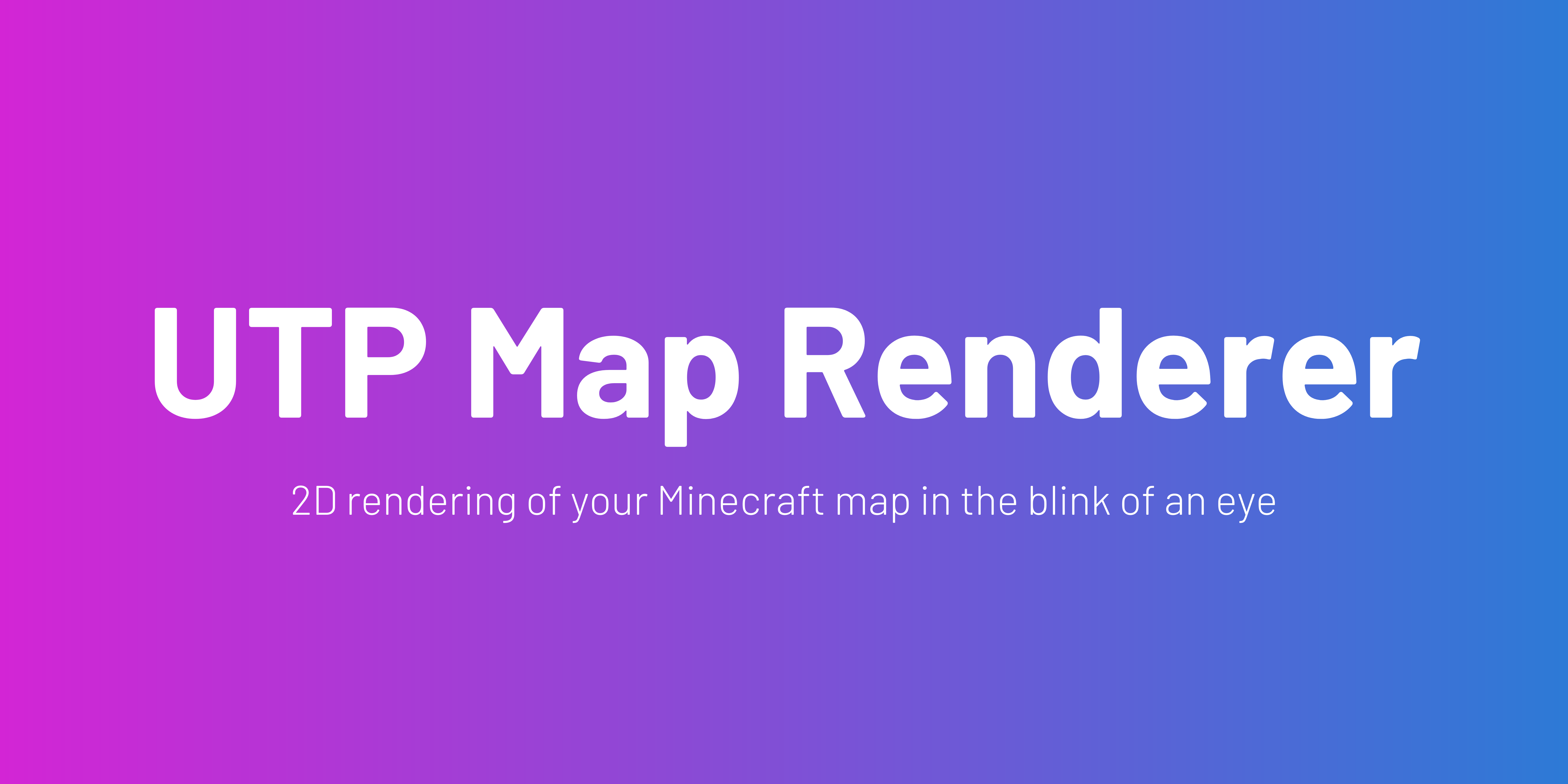 UTP Map Renderer | SpigotMC - High Performance Minecraft Community
